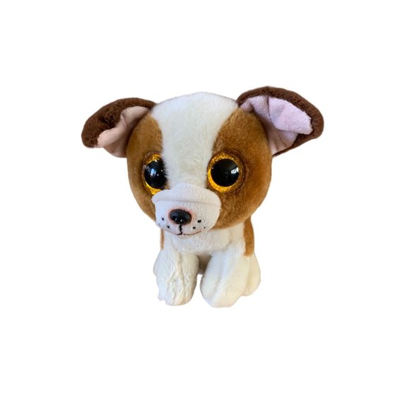 Ty | Toys | Ty Beanie Boos Hugo Plush Dog Puppy Gold Glitter Eyes Plush ...